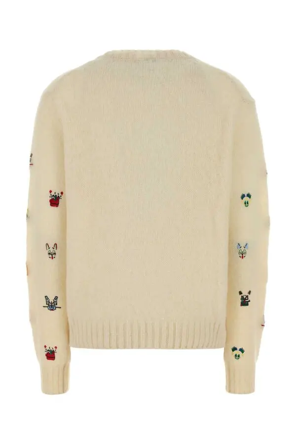 Loewe Cream Wool Blend Sweater