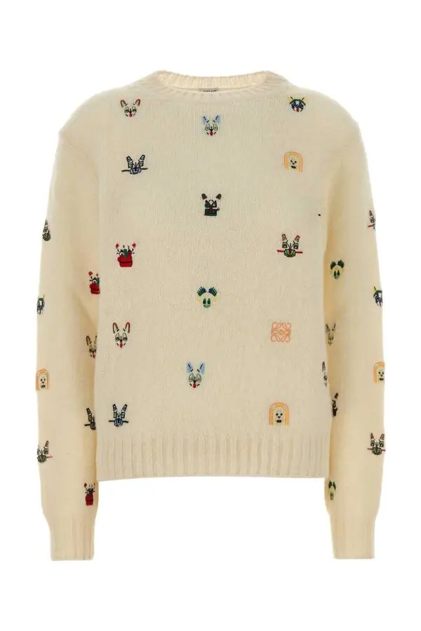 Loewe Wool Blend Sweater - Yellow
