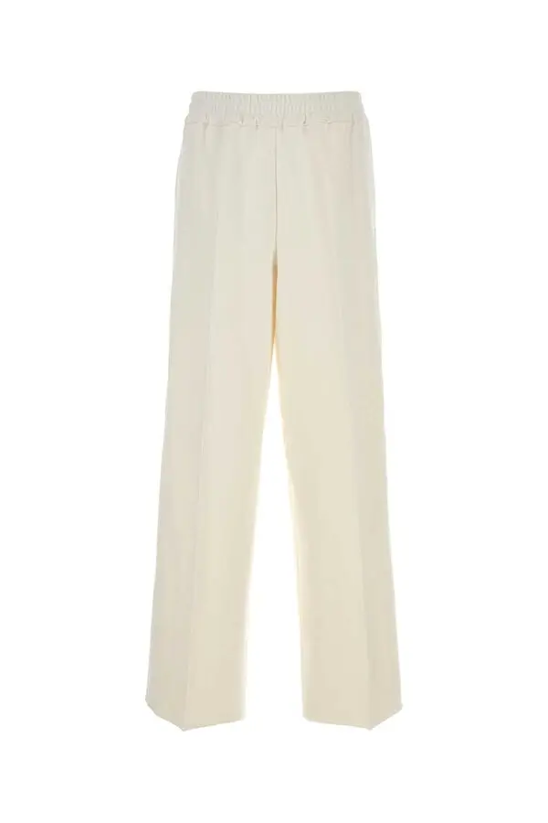 JIL SANDER Stretch Jersey Pant - White