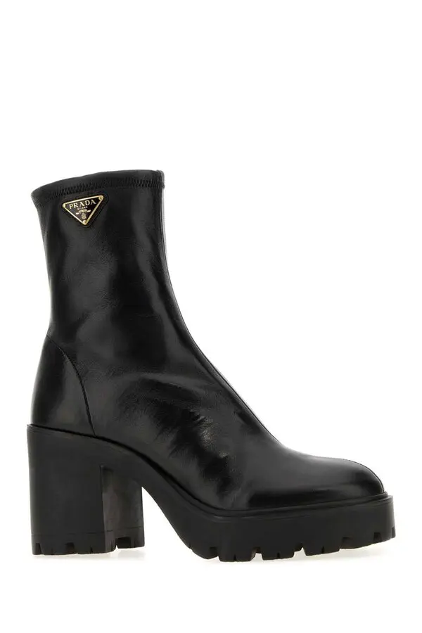 Prada Wool Ankle Boots