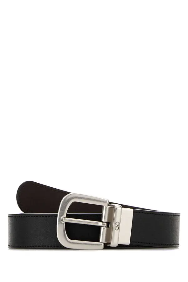 Valentino Garavani Leather Reversible Belt