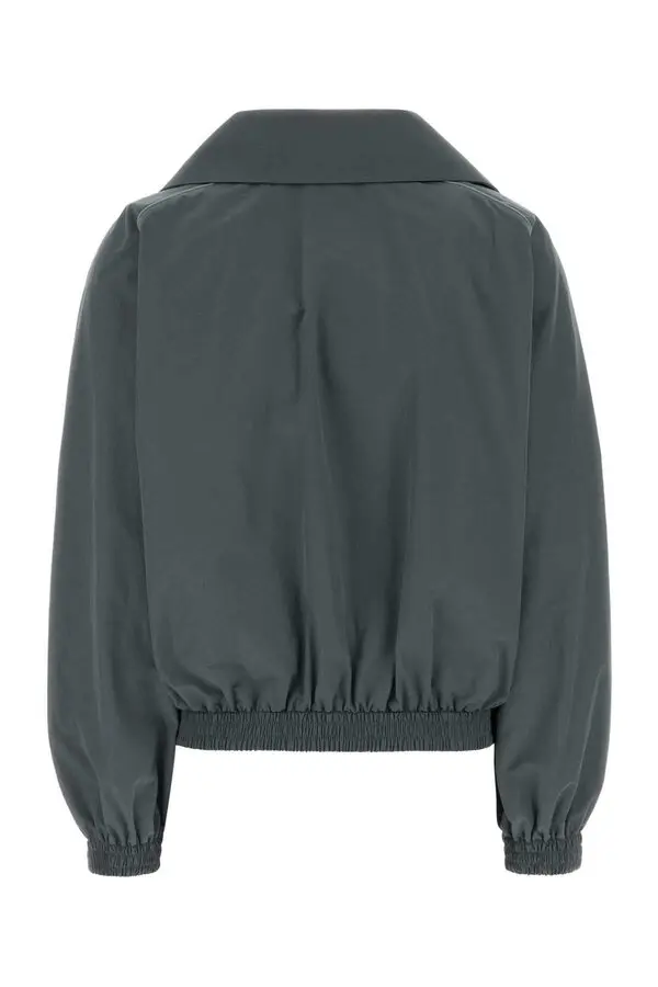 Balenciaga Grey Tech Fabric Windbreaker