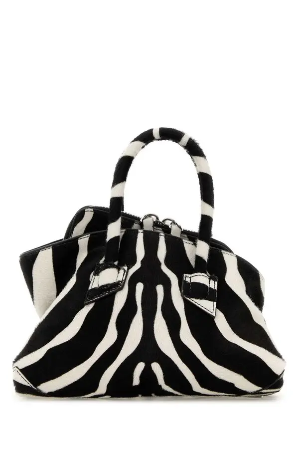 Attico Printed Calf Hair Mini La Passeggiata Handbag - Multicolor