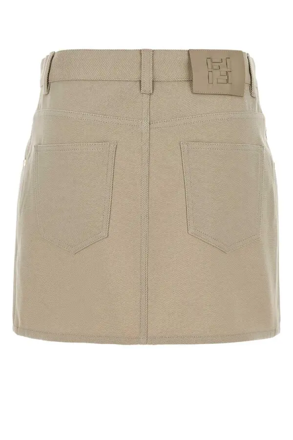Fendi Drill Mini Skirt - Brown
