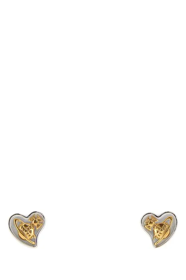 VIVIENNE WESTWOOD Two-tone Metal Faye Earrings - Multicolor