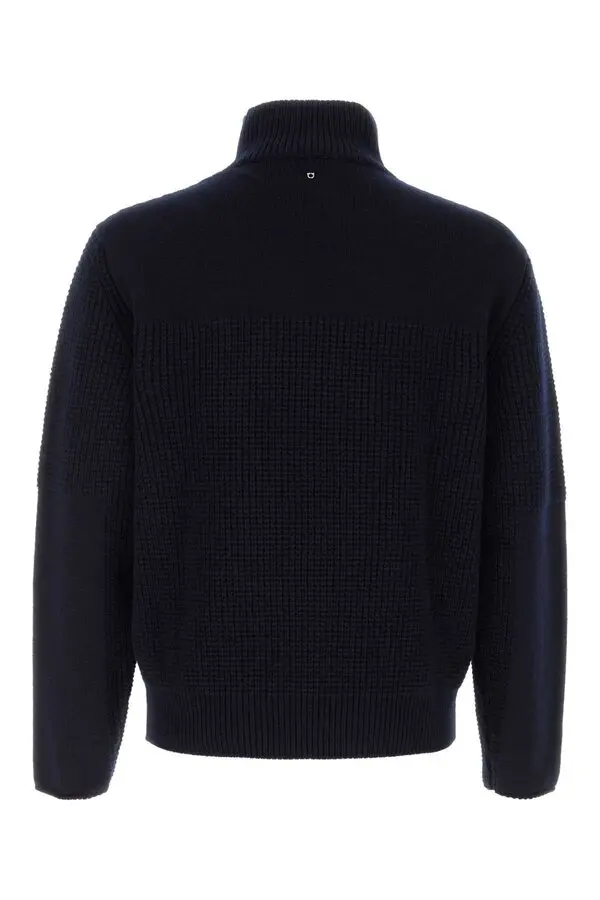 FERRAGAMO Navy Wool Sweater