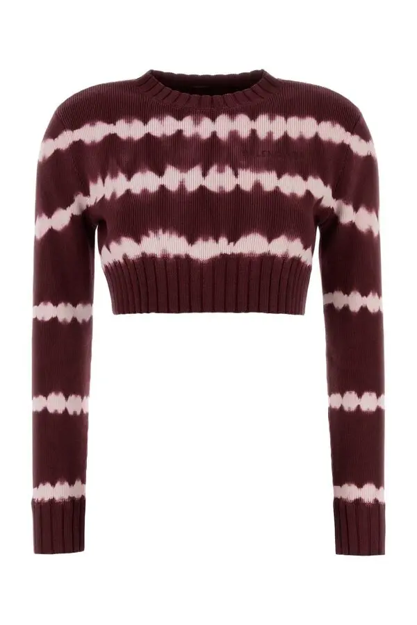 Balenciaga Printed Cotton Sweater - Multicolor