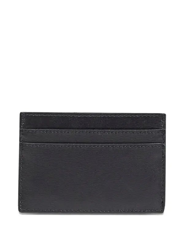 Fendi Ff Squared Leather Card Holder