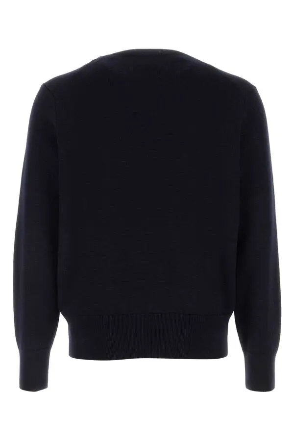 AMI Paris Navy Wool Sweater