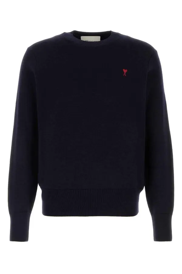 AMI Paris Wool Sweater - Blue
