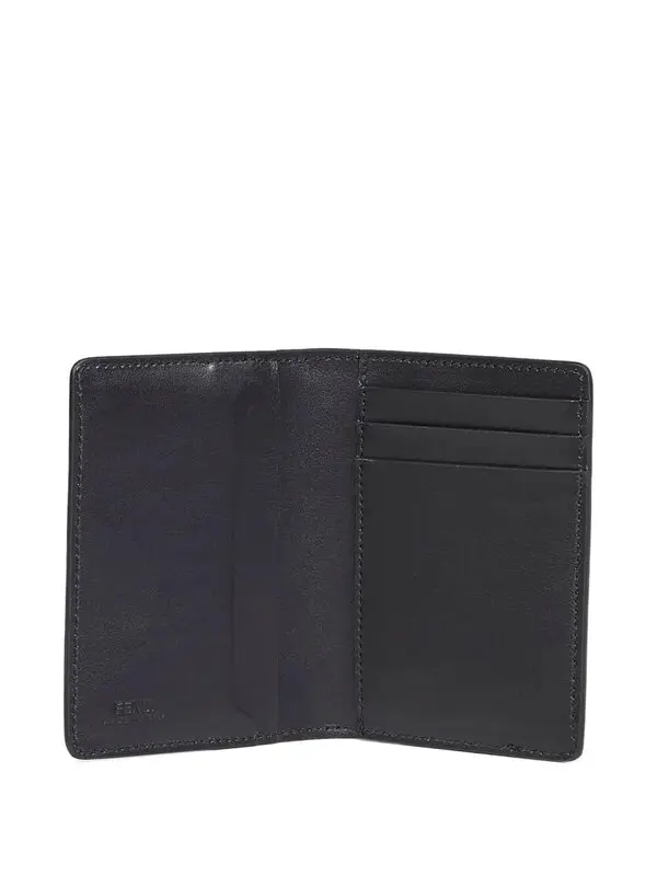 Fendi Ff Squared Leather Card Holder