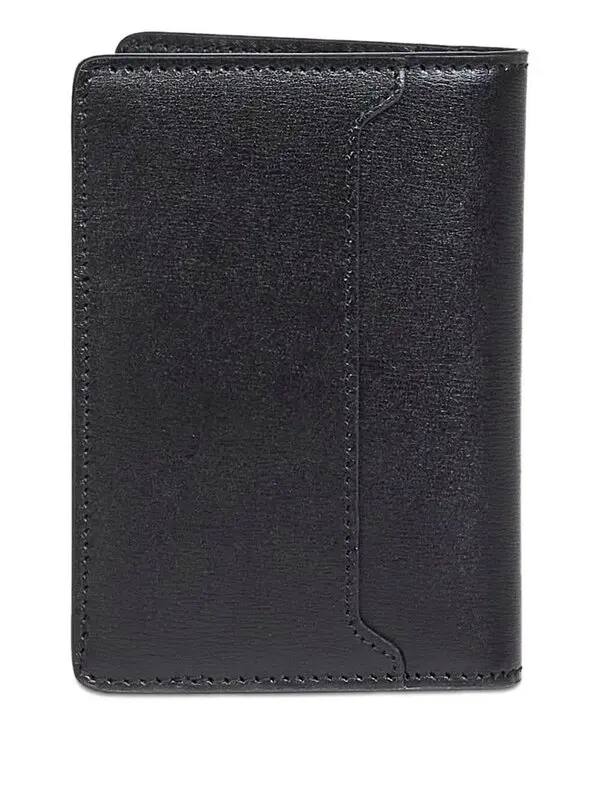 Fendi Ff Squared Leather Card Holder