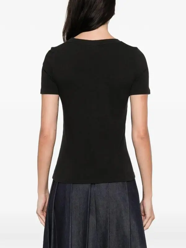 Chloé Printed Cotton Jersey T-shirt - Black
