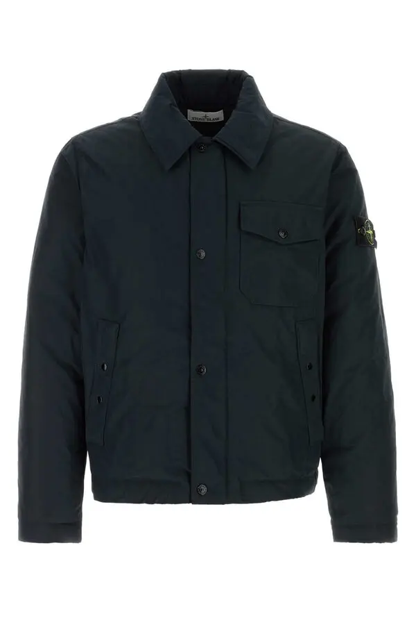 Stone Island Midnight Polyester Blend Down Jacket