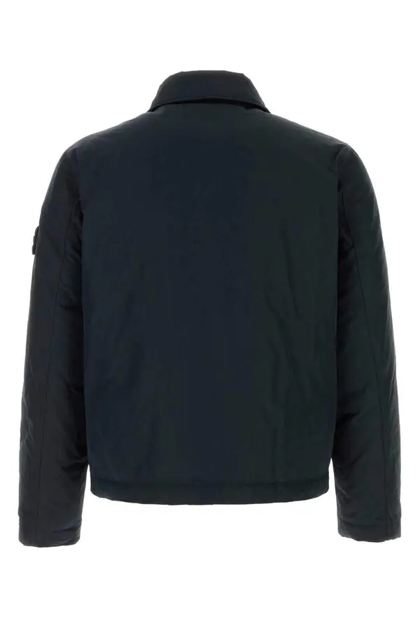 Stone Island Polyester Blend Down Jacket - Blue