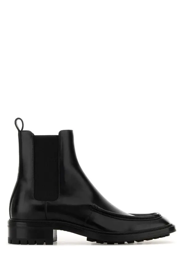 Saint Laurent Leather Chelsea Joe Ankle Boots - Black