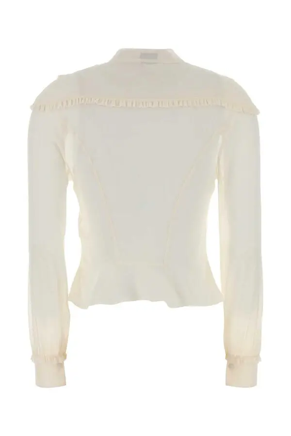 Alexander McQueen Chiffon Shirt - White