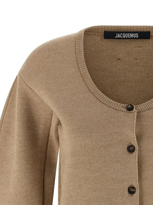 Jacquemus Le Gilet Doppio Cardigan - Cream