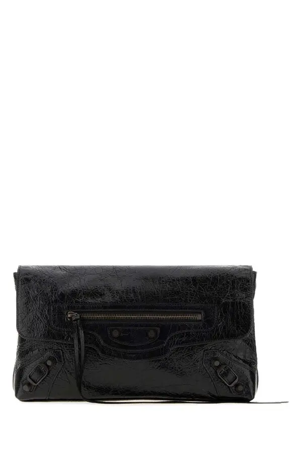 Balenciaga Le City Clutch - Black