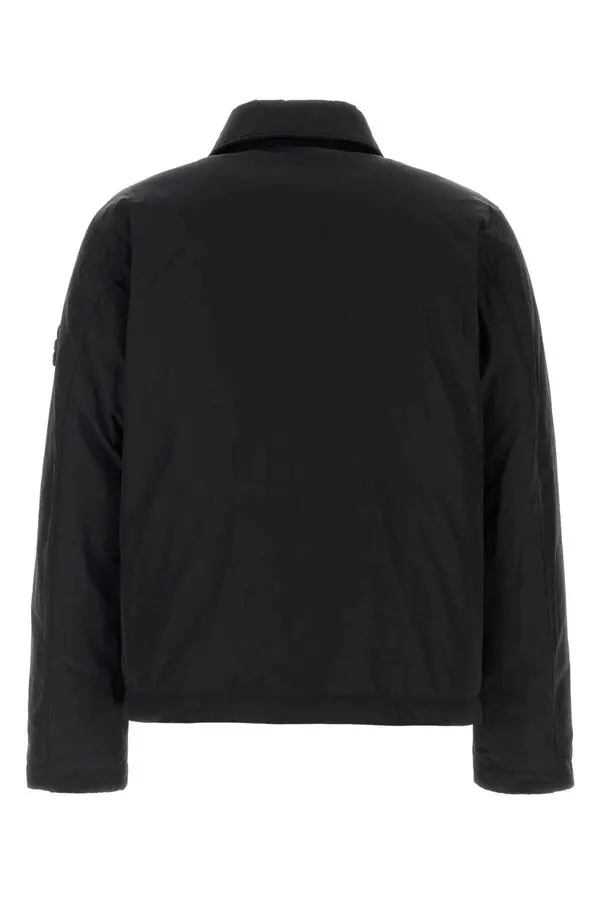 Stone Island Polyester Blend Down Jacket - Black