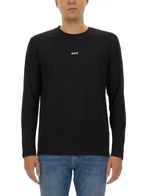 BOSS T-shirt T-chark - Black