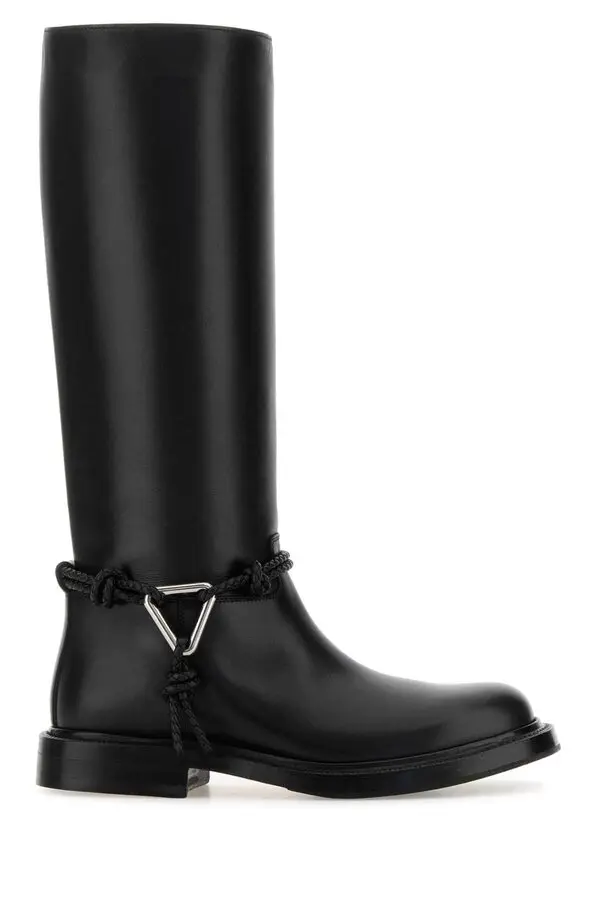 Bottega Veneta Leather James Boots - Black
