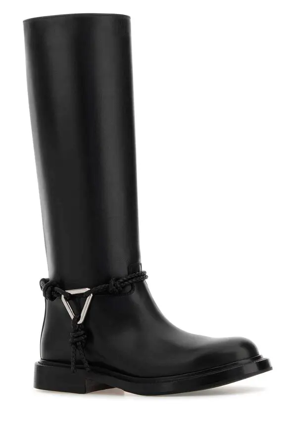 Bottega Veneta Leather James Boots - Black