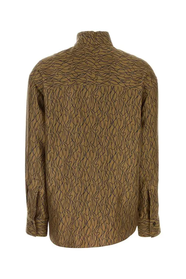 FERRAGAMO Printed Silk Blouse - Multicolor
