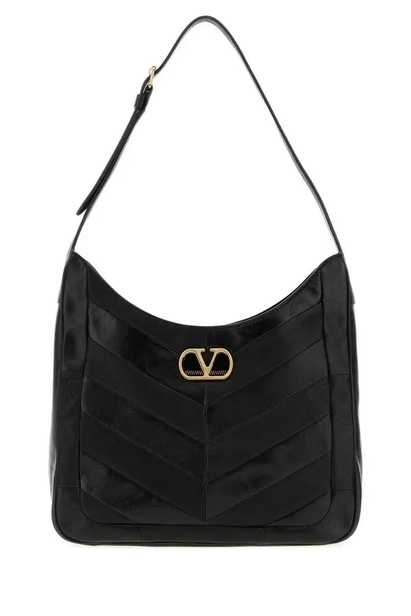 Valentino Garavani Leather Vlogo Signature Shoulder Bag