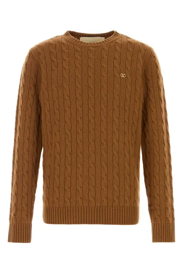 Valentino Garavani Camel Cashmere Sweater