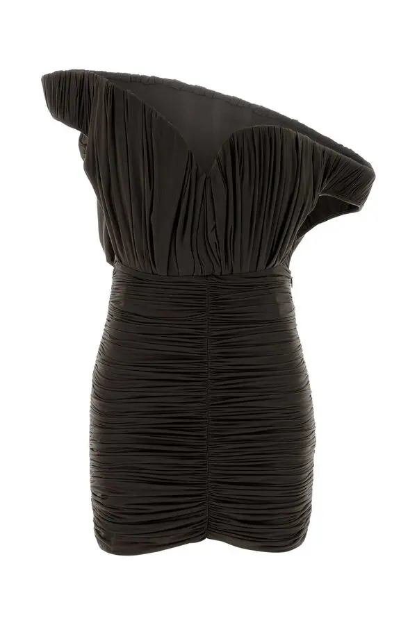 Magda Butrym Mud Jersey Mini Dress