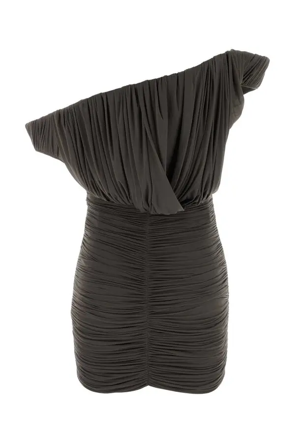 Magda Butrym Mud Jersey Mini Dress