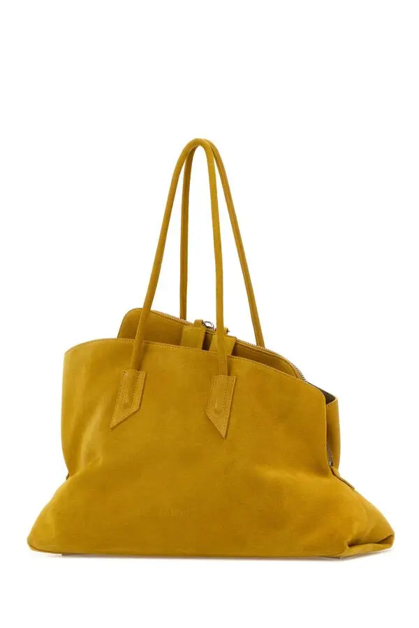 Attico Suede La Passeggiata Shopping Bag - Yellow