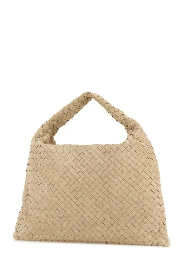 Bottega Veneta Suede Hop Shoulder Bag - Brown