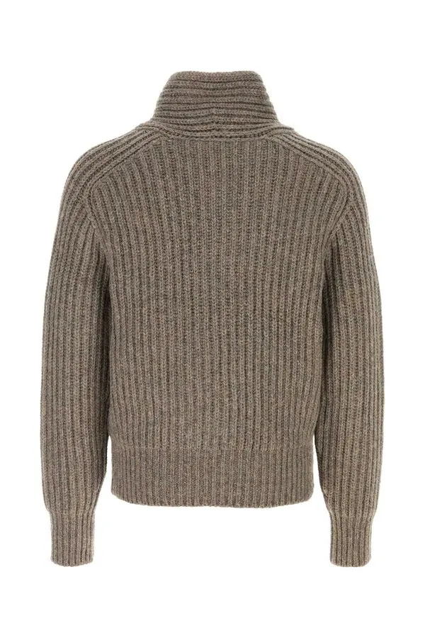 Burberry Dove Grey Wool Sweater