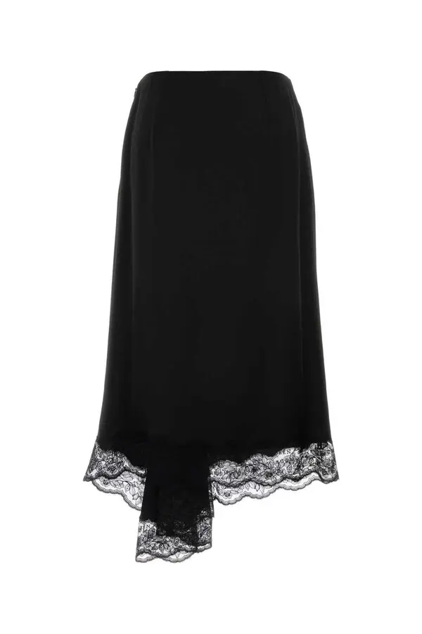 Alexander McQueen Crepe Skirt