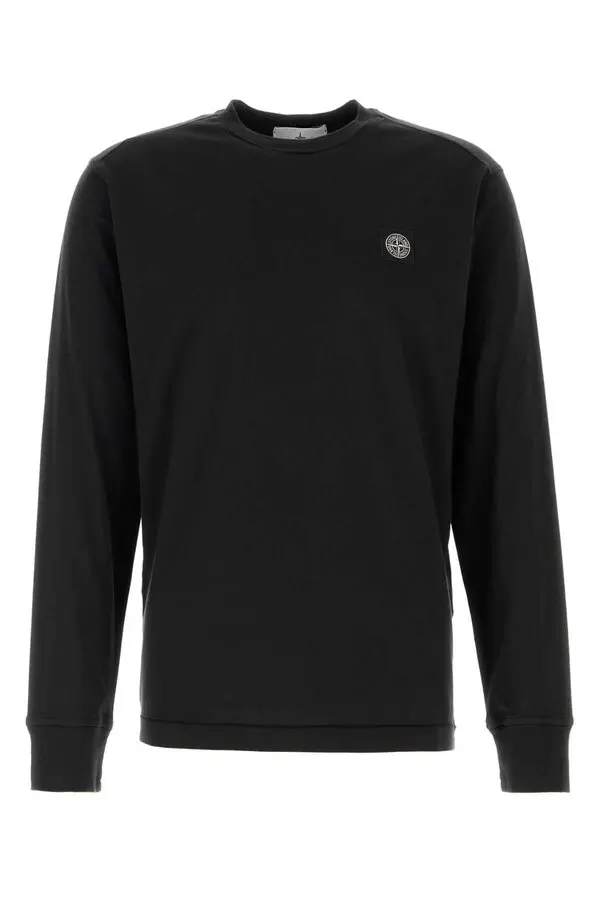 Stone Island Cotton T-shirt - Black