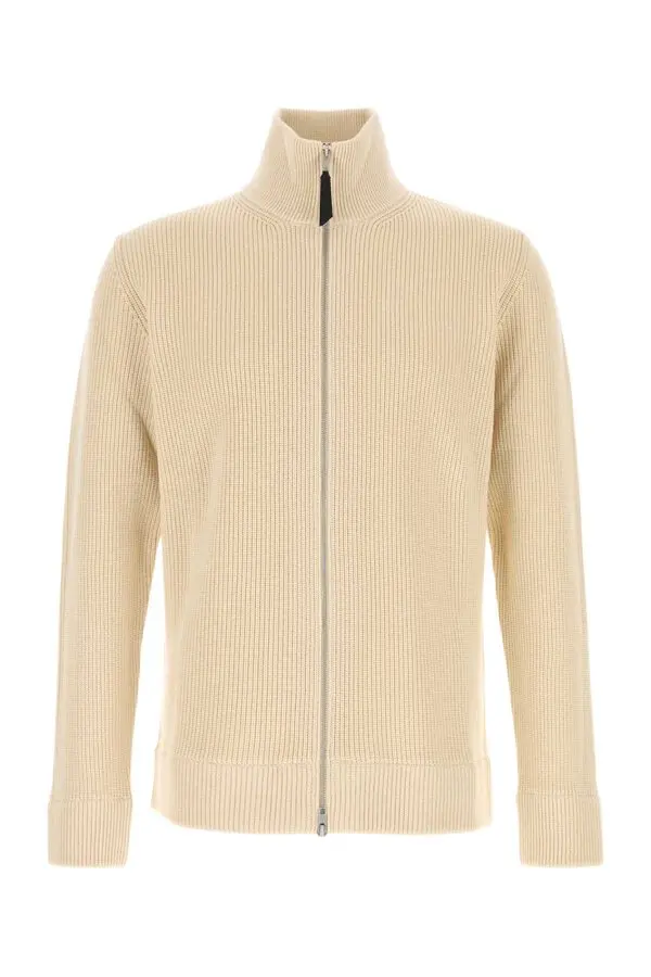 MAISON MARGIELA Sand Cotton Blend Cardigan