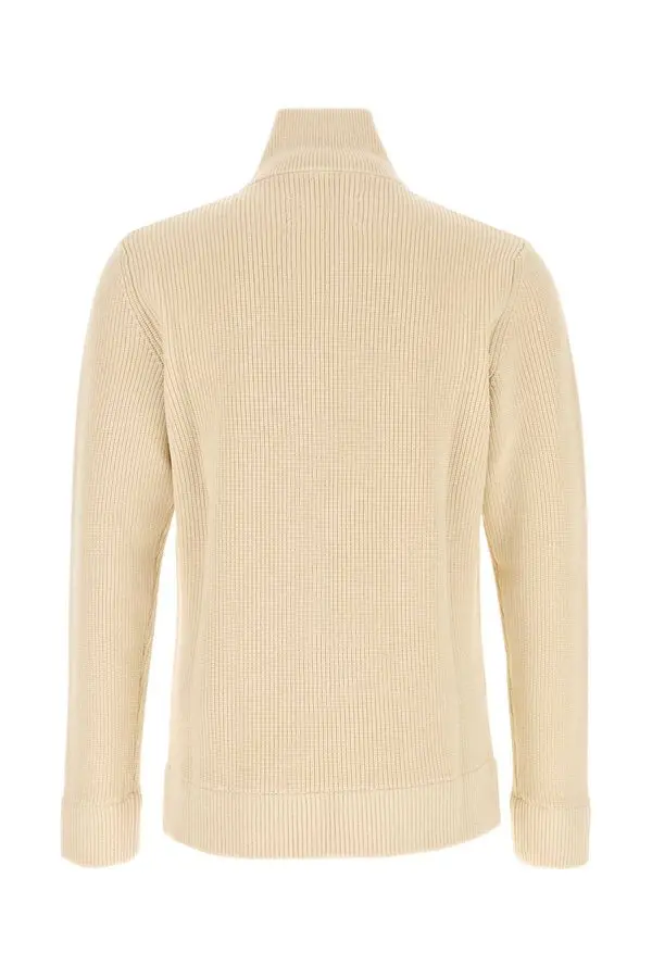 MAISON MARGIELA Sand Cotton Blend Cardigan