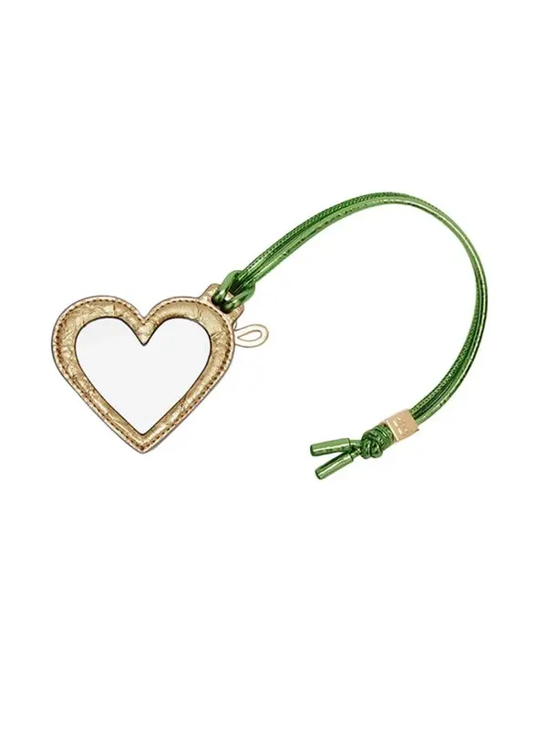 GANNI Heart Mirror Keychain - Pink