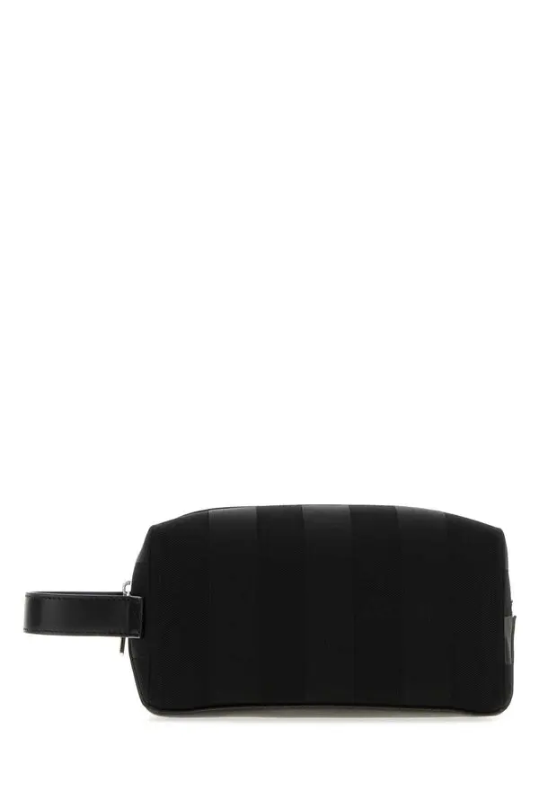 Fendi Canvas Beauty Case - Black
