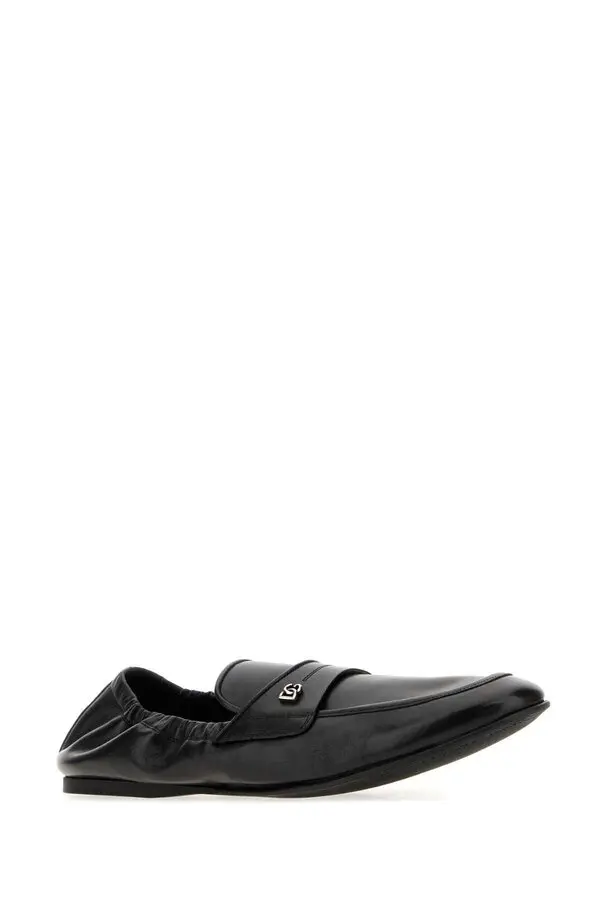Dolce & Gabbana Leather Loafers - Black