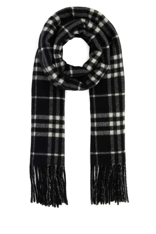 Burberry Embroidered Cashmere Scarf - Multicolor