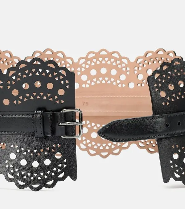 Alaïa Leather Corset Belt
