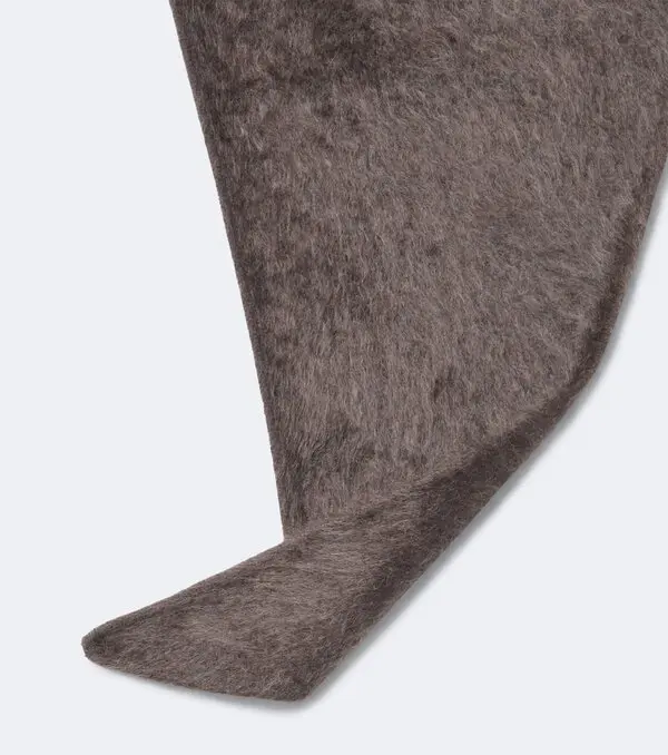 LISA YANG Brushed Cashmere Scarf - Brown
