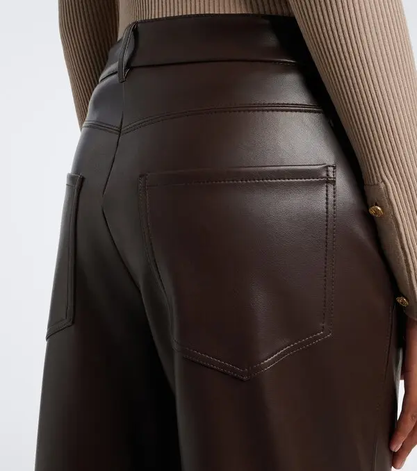 Max Mara Coated Jersey Wide-leg Pants