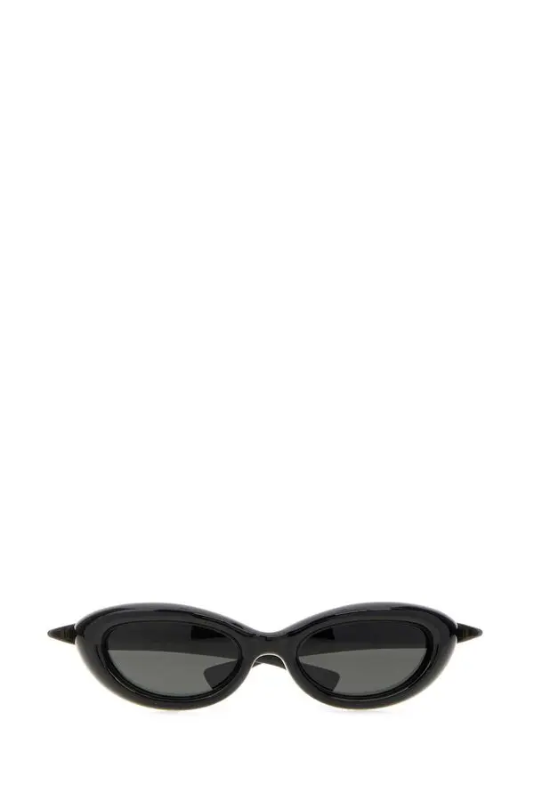 Bottega Veneta Acetate Sardine Sunglasses - Black