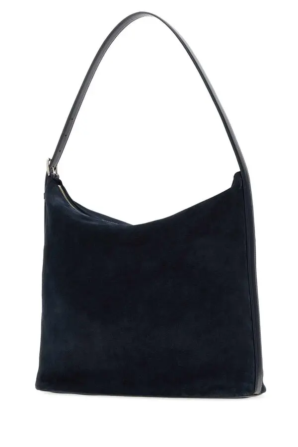 A.p.c. Navy Suede Maxi Vera Shopping Bag - Blue