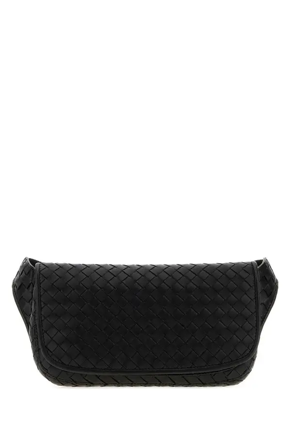 Bottega Veneta Leather Veneto Belt Bag - Black