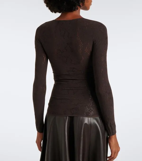 Wolford Infinite Floral Lace Top